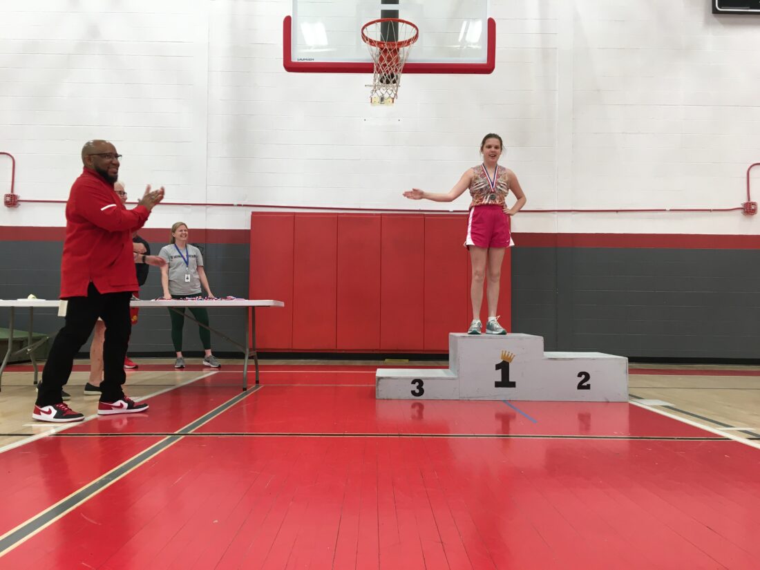 ‘All eyes on them’: Lawrence students swim, bike and run as part of adaptive triathlon | News ...